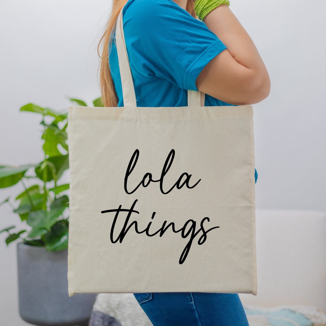 Lola Tote Lola Totebag Personalized Gift Lola Gift - Etsy