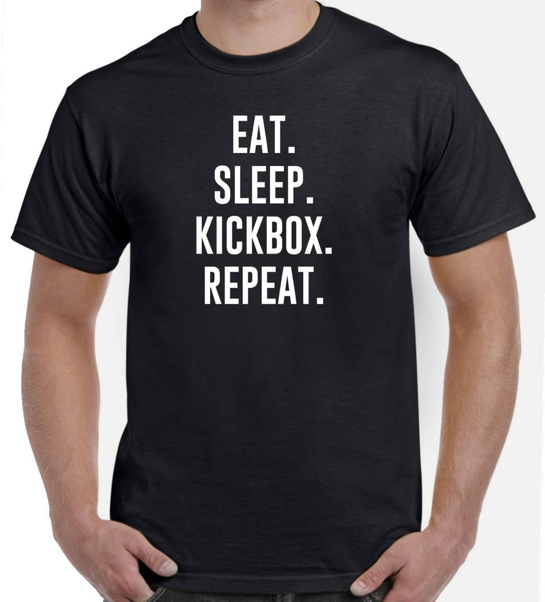Eat Sleep Kickbox - Kickboxer Shirt - Kickboxing Shirt - Etsy
