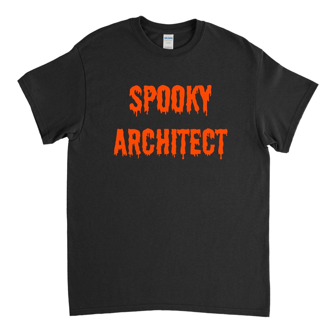 Spooky Architect, Architect Halloween, Halloween Shirt, Halloween ...