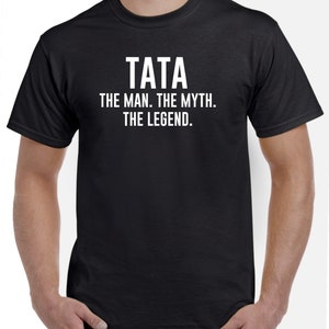 Funny Tata Shirt Tata the Man the Myth the Legend Tata Gift Tata Tshirt ...