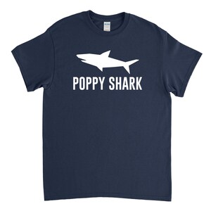Poppy Shark - Poppy Shirt - New Poppy Gift - Fathers Day Gift - Etsy
