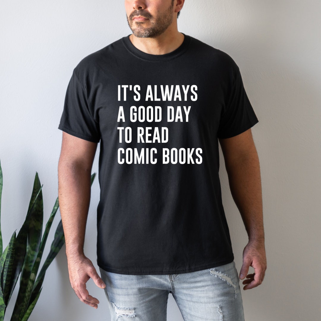 Comic Book Shirt, Comic Book Lover, Comic Book Gift, Gift for Him ...