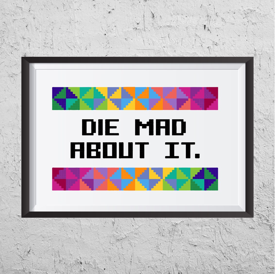 Die Mad About It - Modern Cross Stitch PDF - Instant Download - Etsy