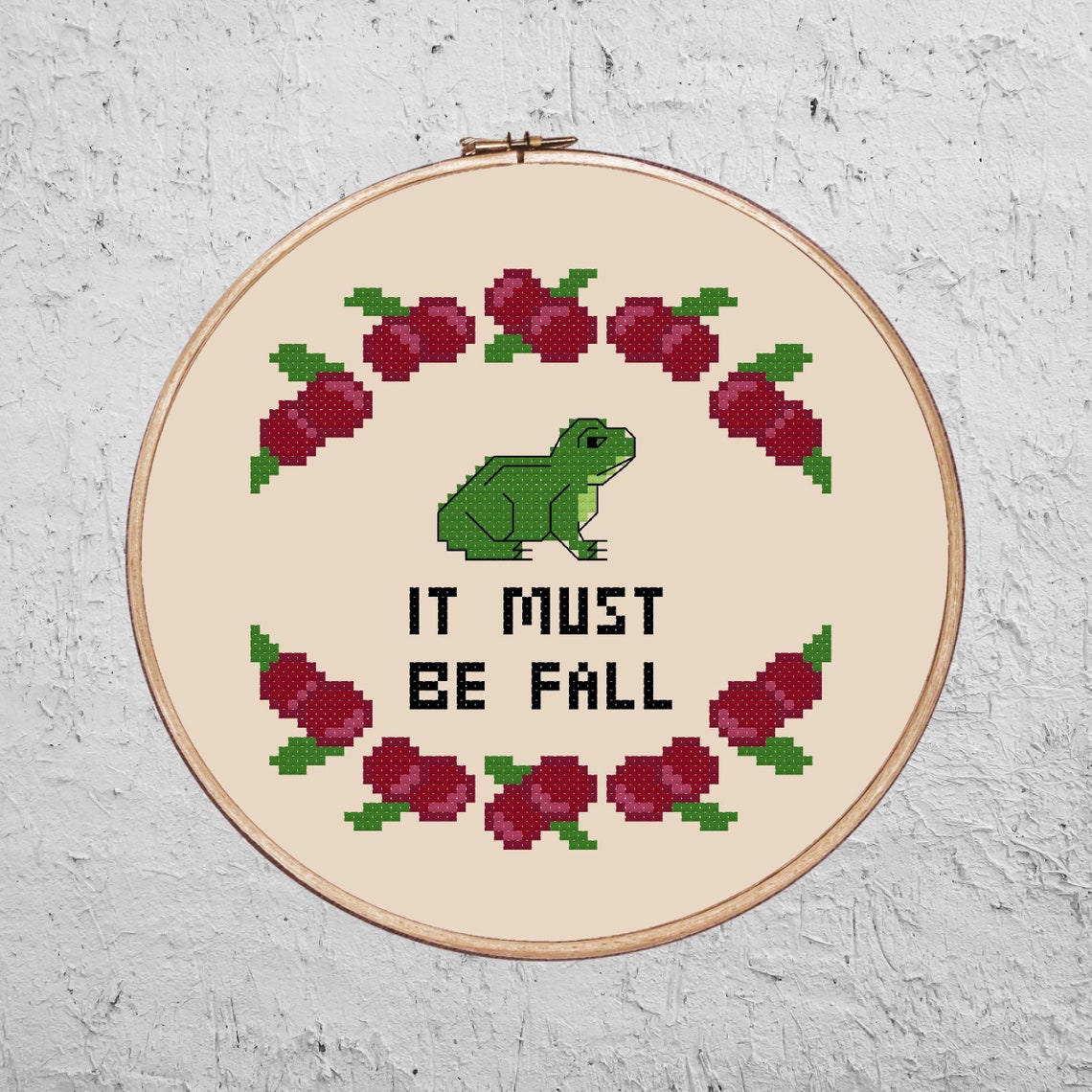 It Must Be Fall - Modern Cross Stitch PDF - Instant Download - Etsy