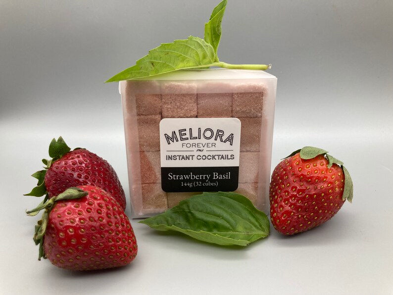 Strawberry Basil Mimosa Instant Cocktail Sugar Cubes - Etsy