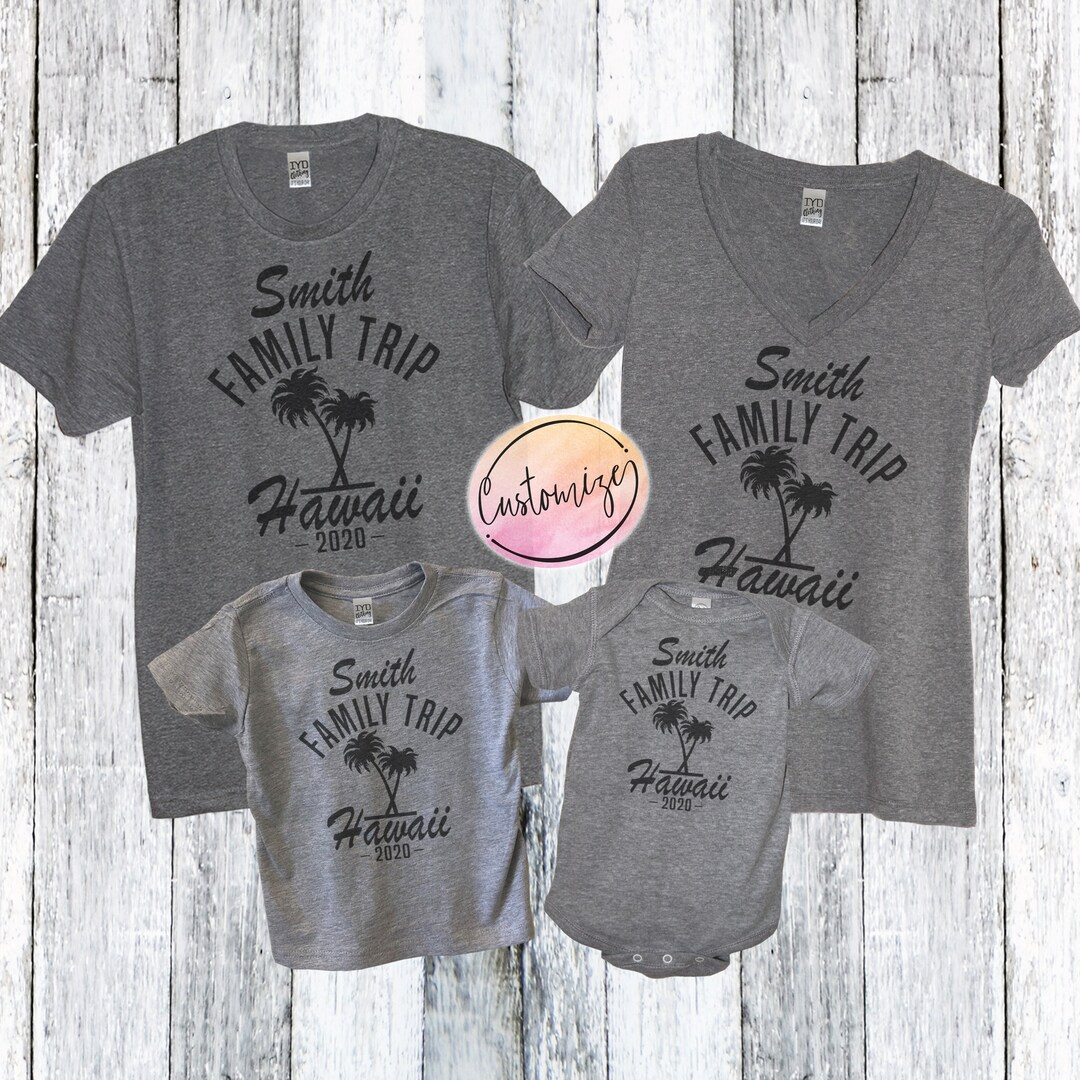 Custom Family Vacation Matching Shirts, Custom Matching Family Vacation ...