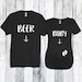 Baby and Beer Pregnancy Announcement Shirts Couple Shirt Set, Baby ...