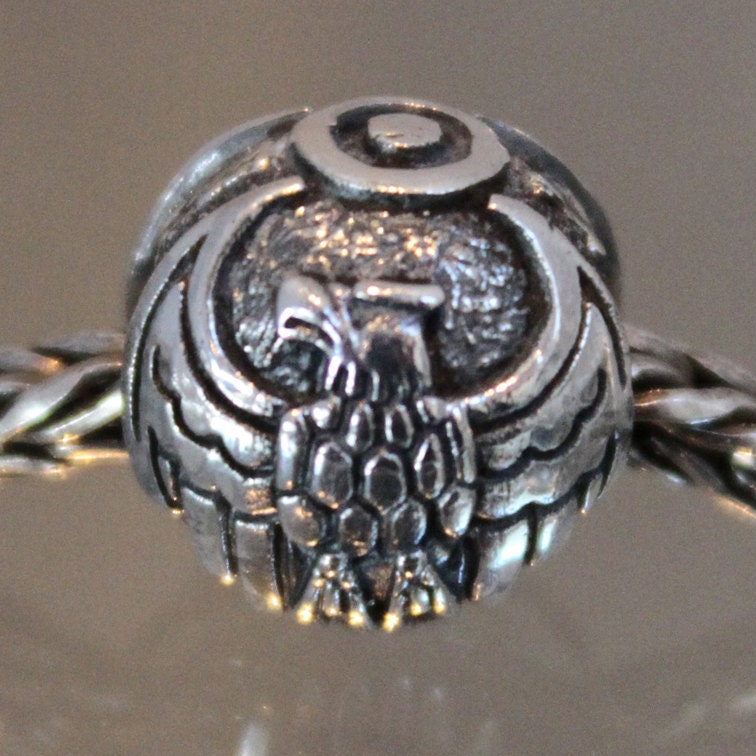 THE EAGLE silver charm | Etsy