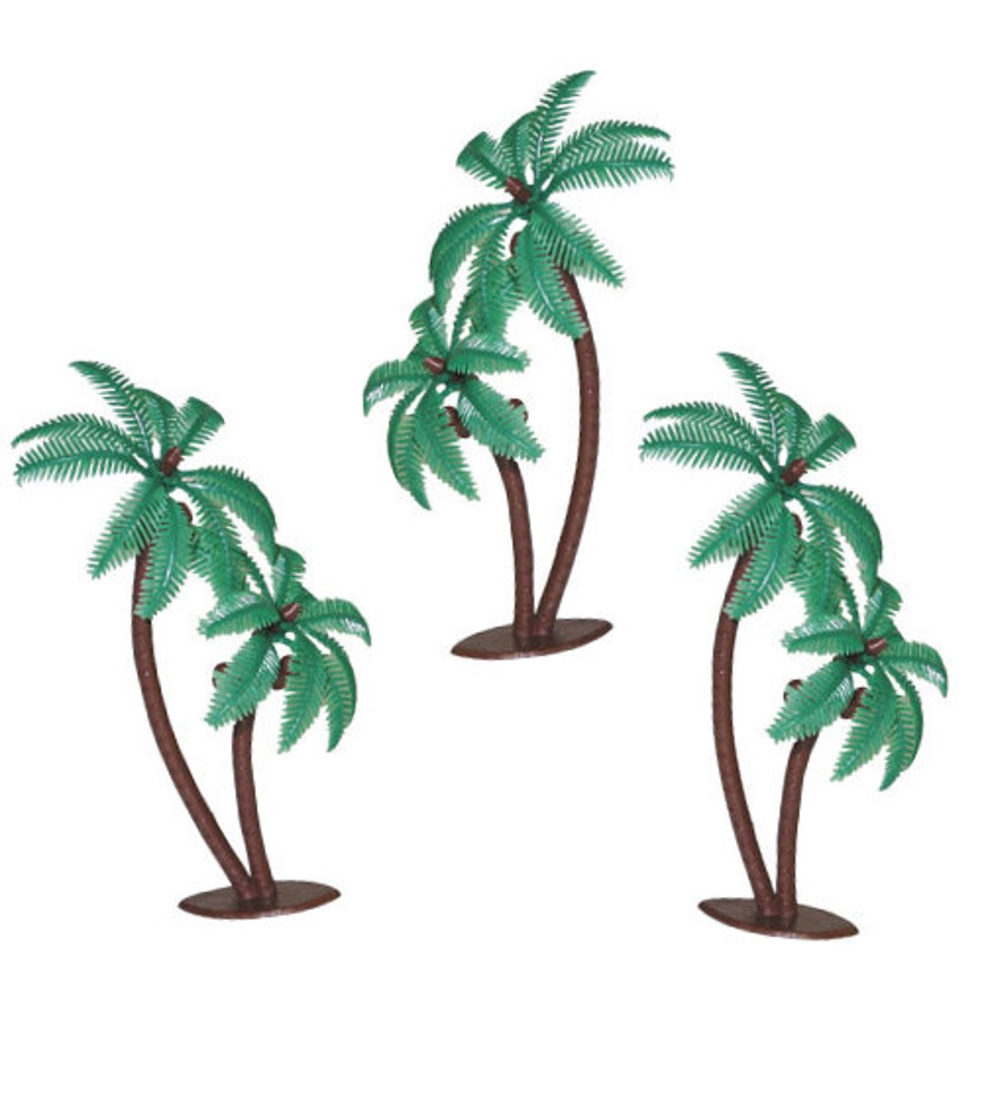 Palm Tree Cupcake Toppers - Etsy