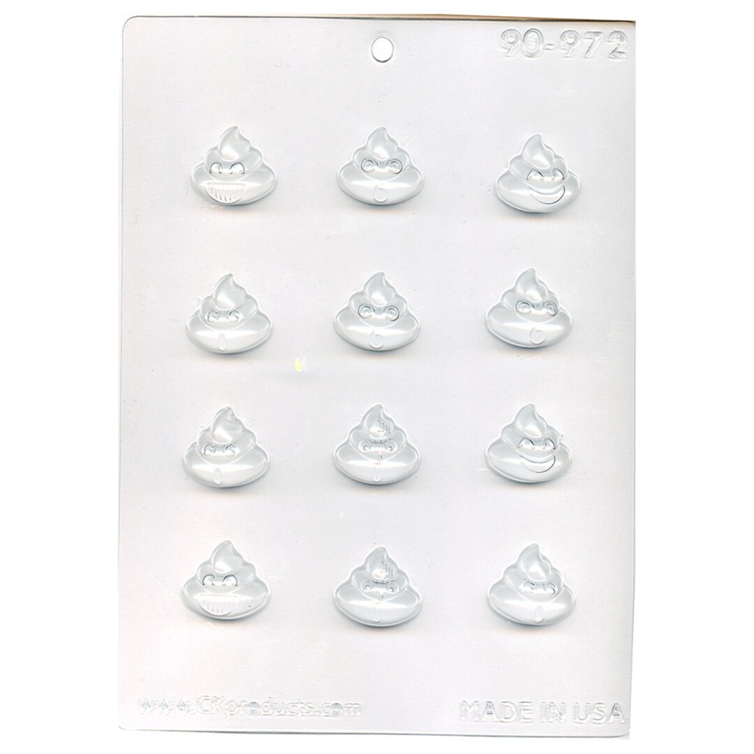 Small Poop Emoji Chocolate Mold - Etsy