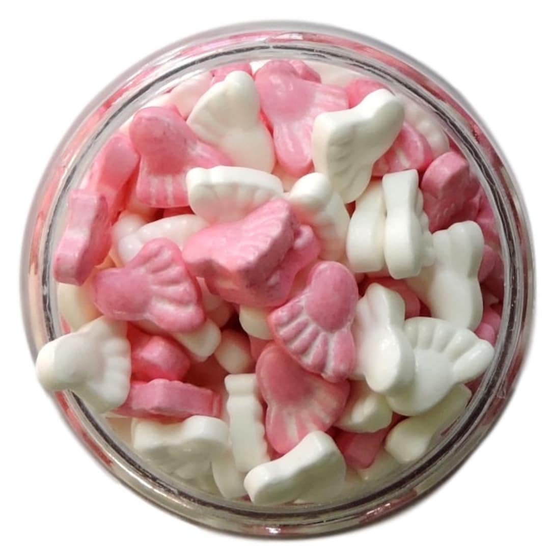 Pink & White Baby Feet Candy Sprinkles - Etsy