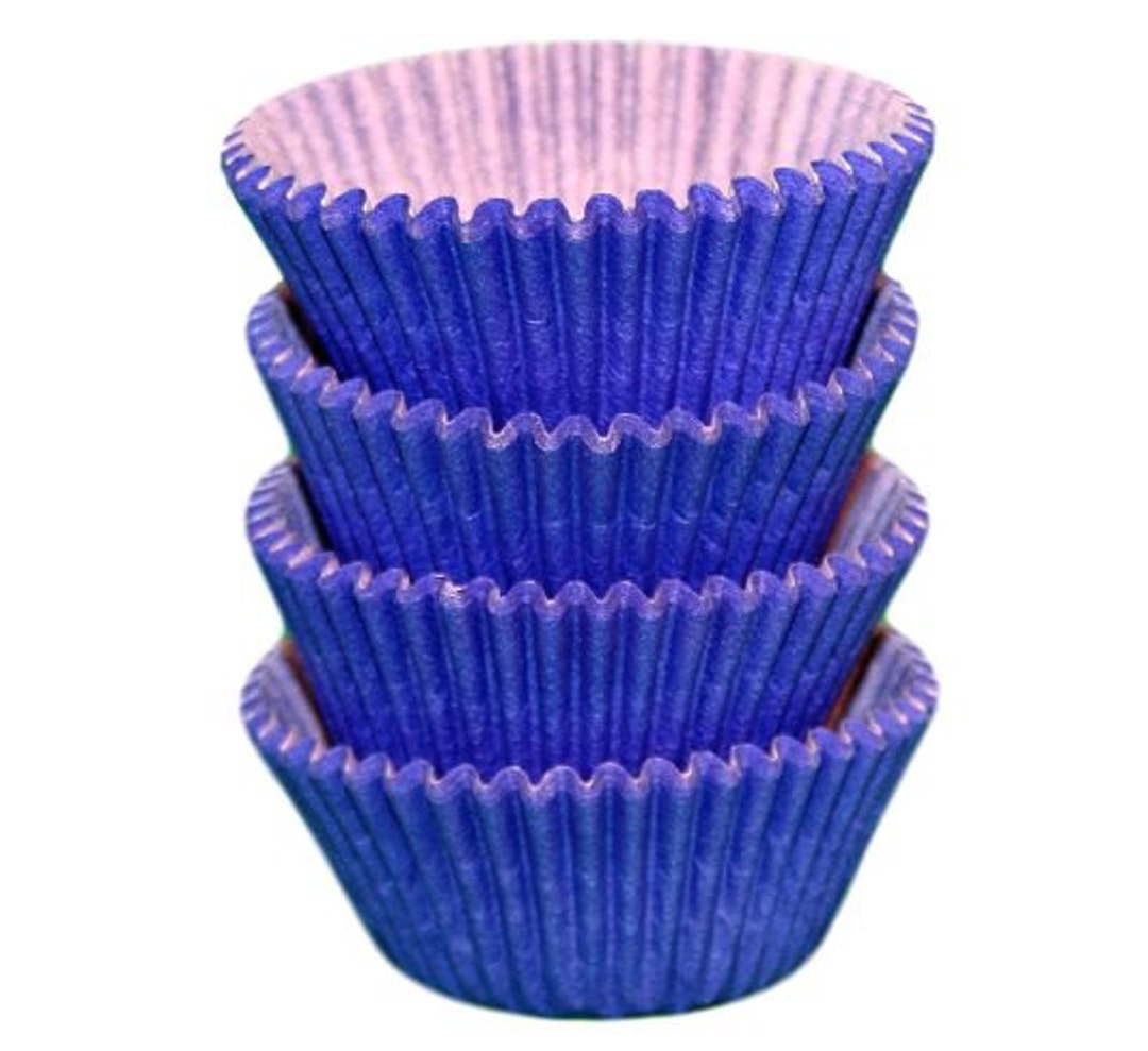 Blue Baking Cups - Standard Size - Etsy