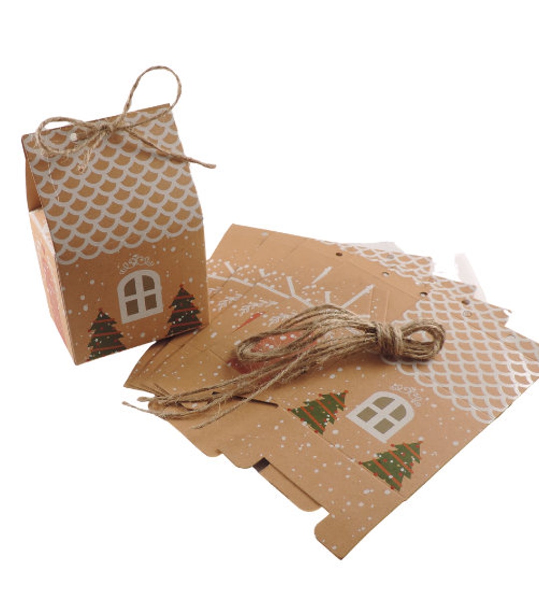 Christmas House Treat Boxes - Etsy