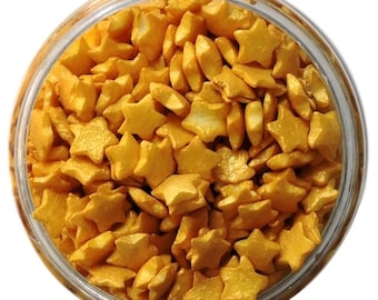 Gold Star Sprinkle Mix. Cake Decorating Cupcakes Sprinkles - Etsy UK
