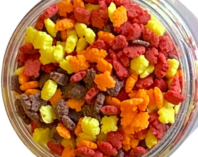 Mini Fall Leaf Sprinkles - Bulk - Etsy