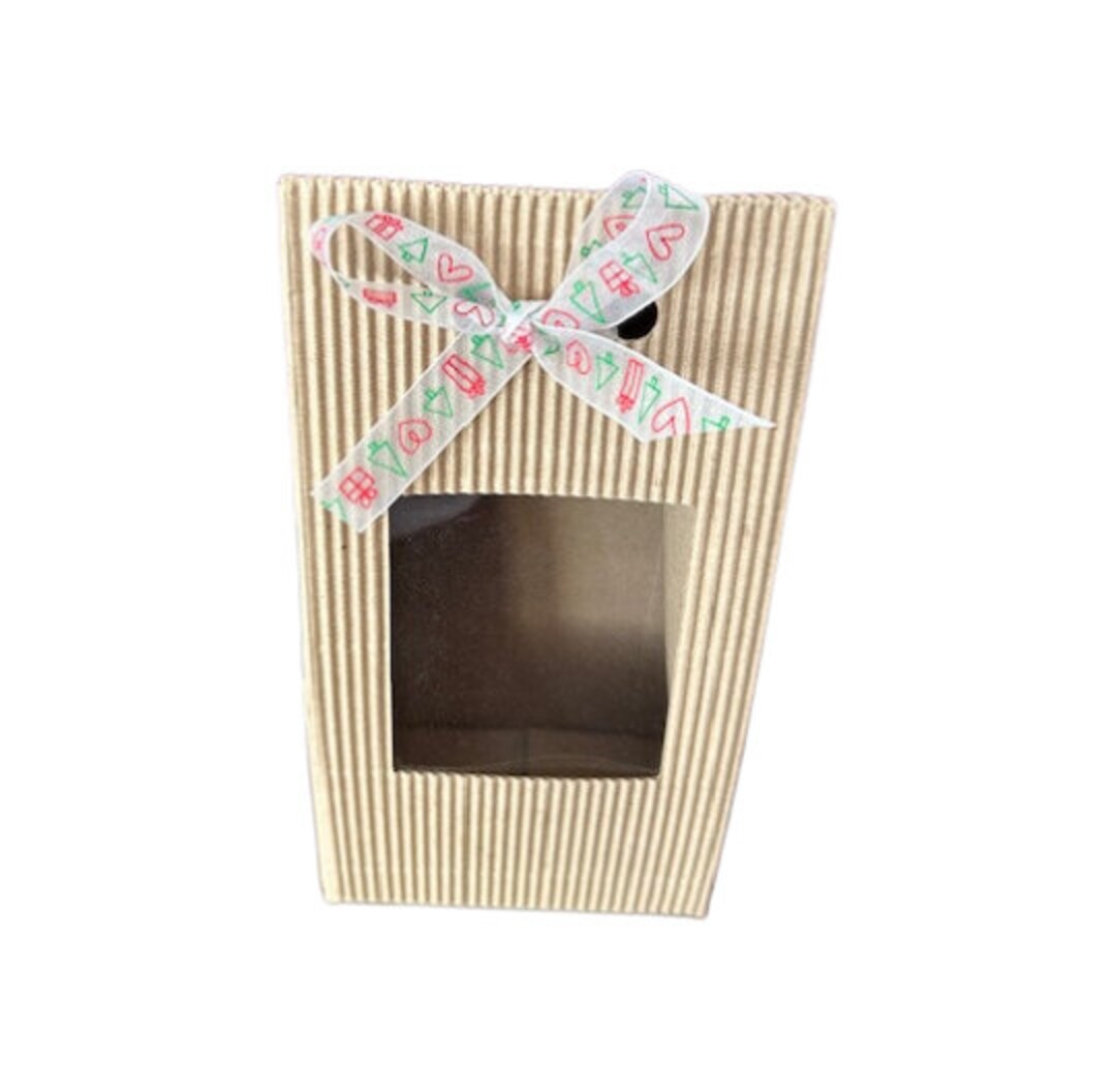 Corrugated Kraft Window Bag - Etsy