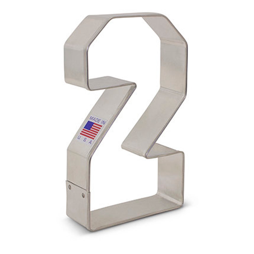 Large Number 2 Cookie Cutter - Etsy