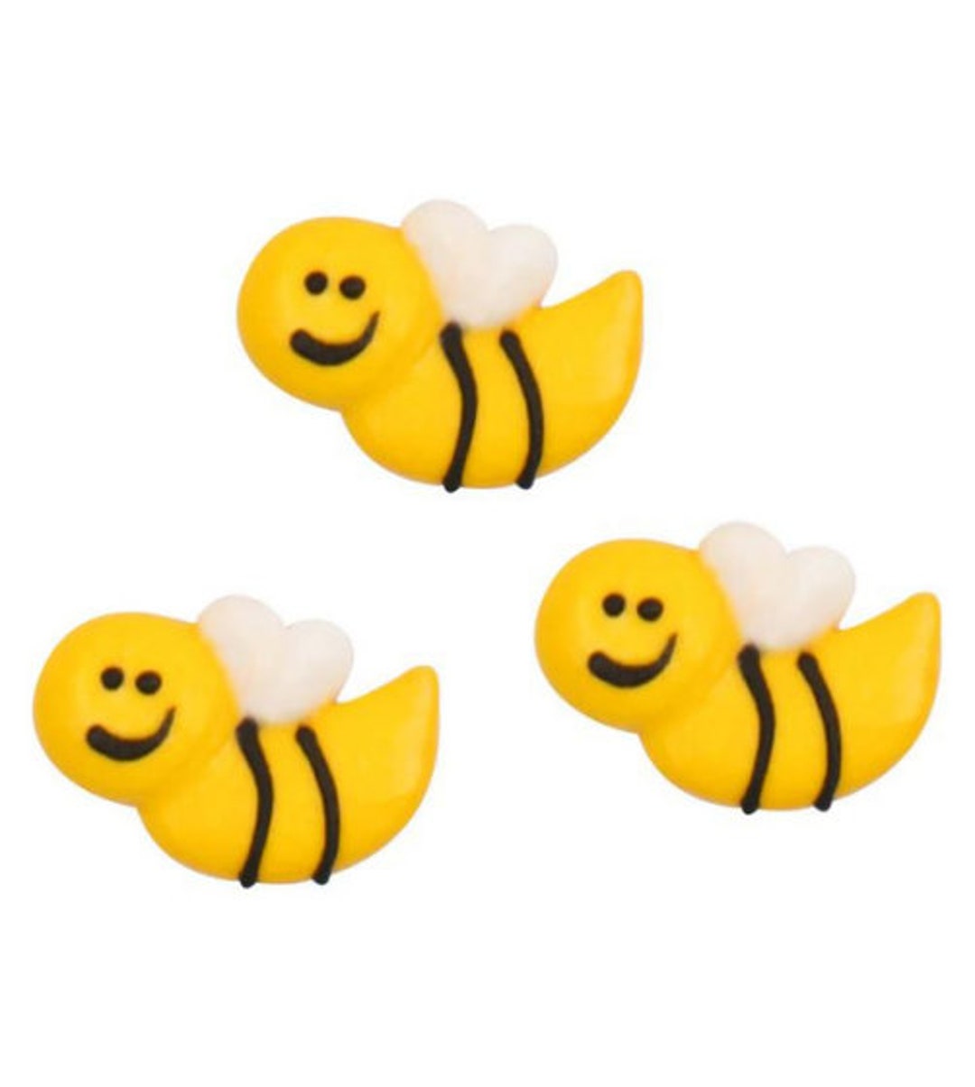 Bees Royal Icing Decorations - Etsy