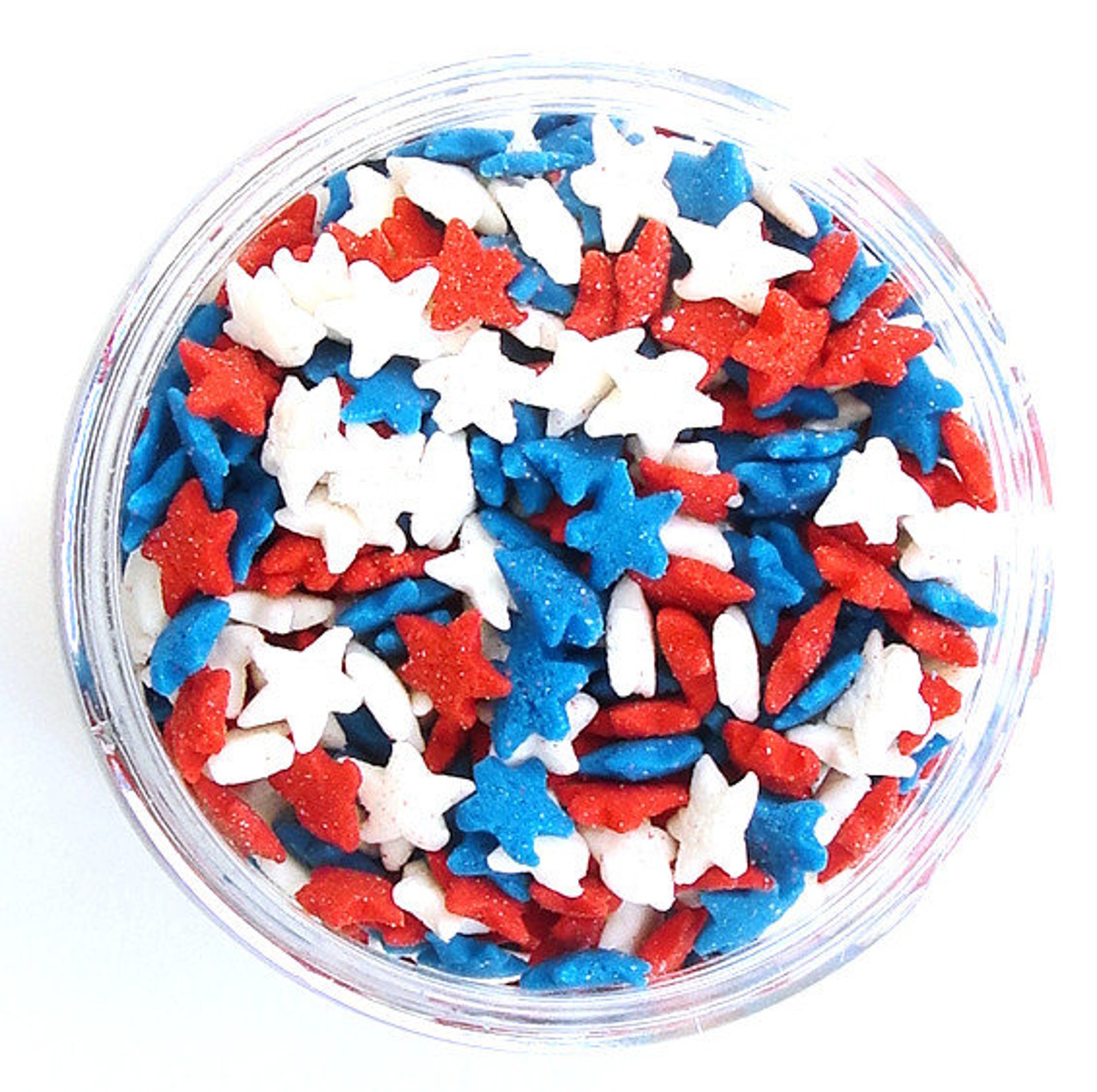 Red White and Blue Star Sprinkles Bulk - Etsy