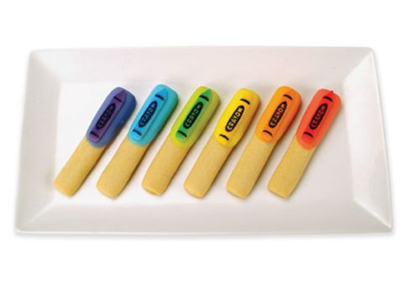 Crayon Sugar Dec Ons-package of 12 Assorted Colored Crayons, 2 of Each ...