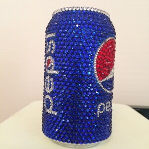 Glass Rhinestone Pepsi Can - Etsy