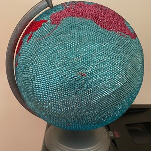 Rhinestone World Globe - Etsy