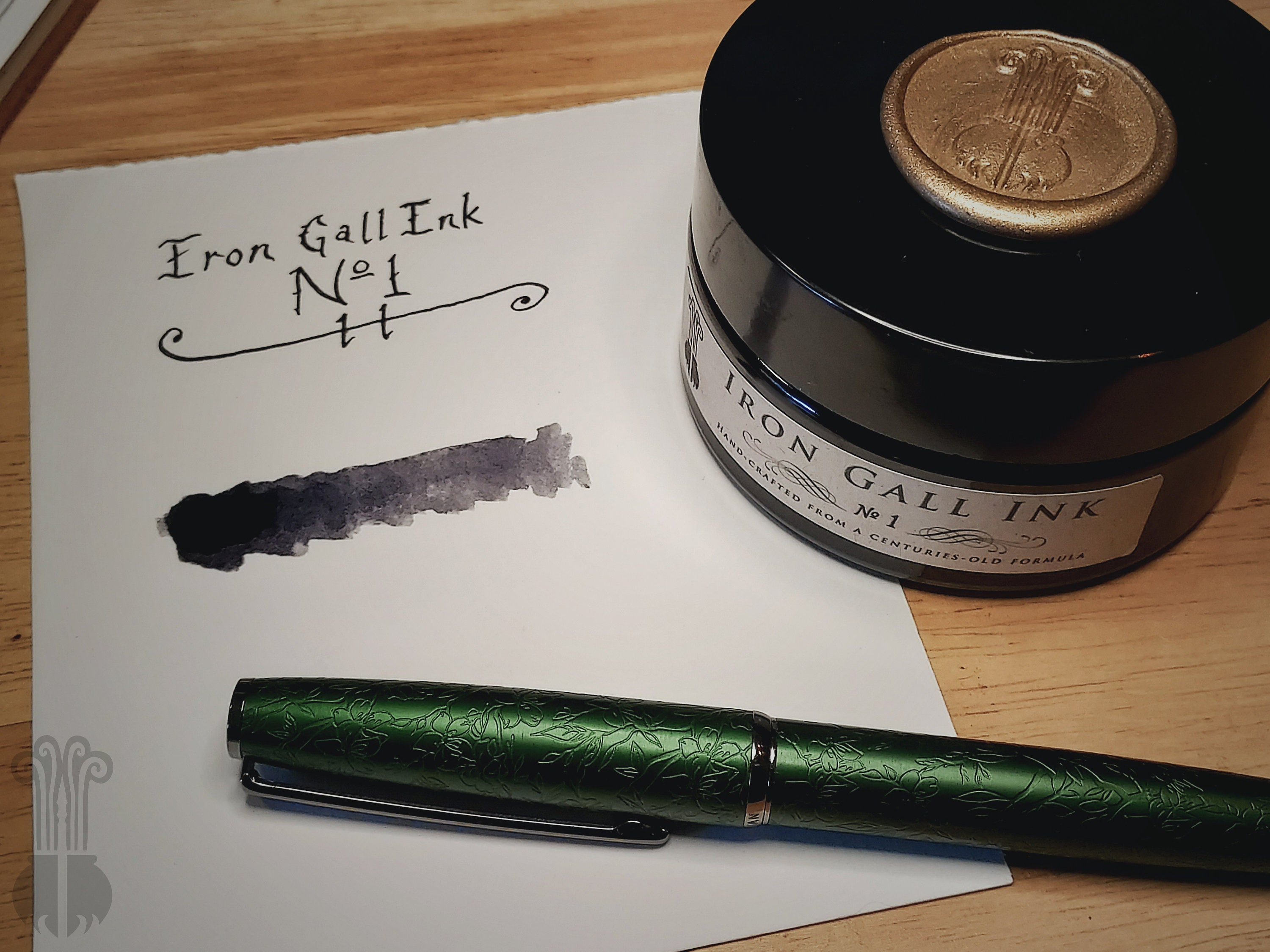 Traditional Iron Gall Ink Oak Gall Ink 100 Ml Handmade Ink Calligraphy ...