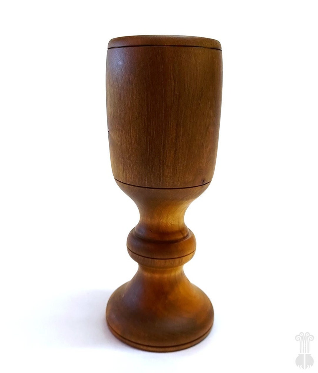 Turned Cherry Wood Goblet - Etsy