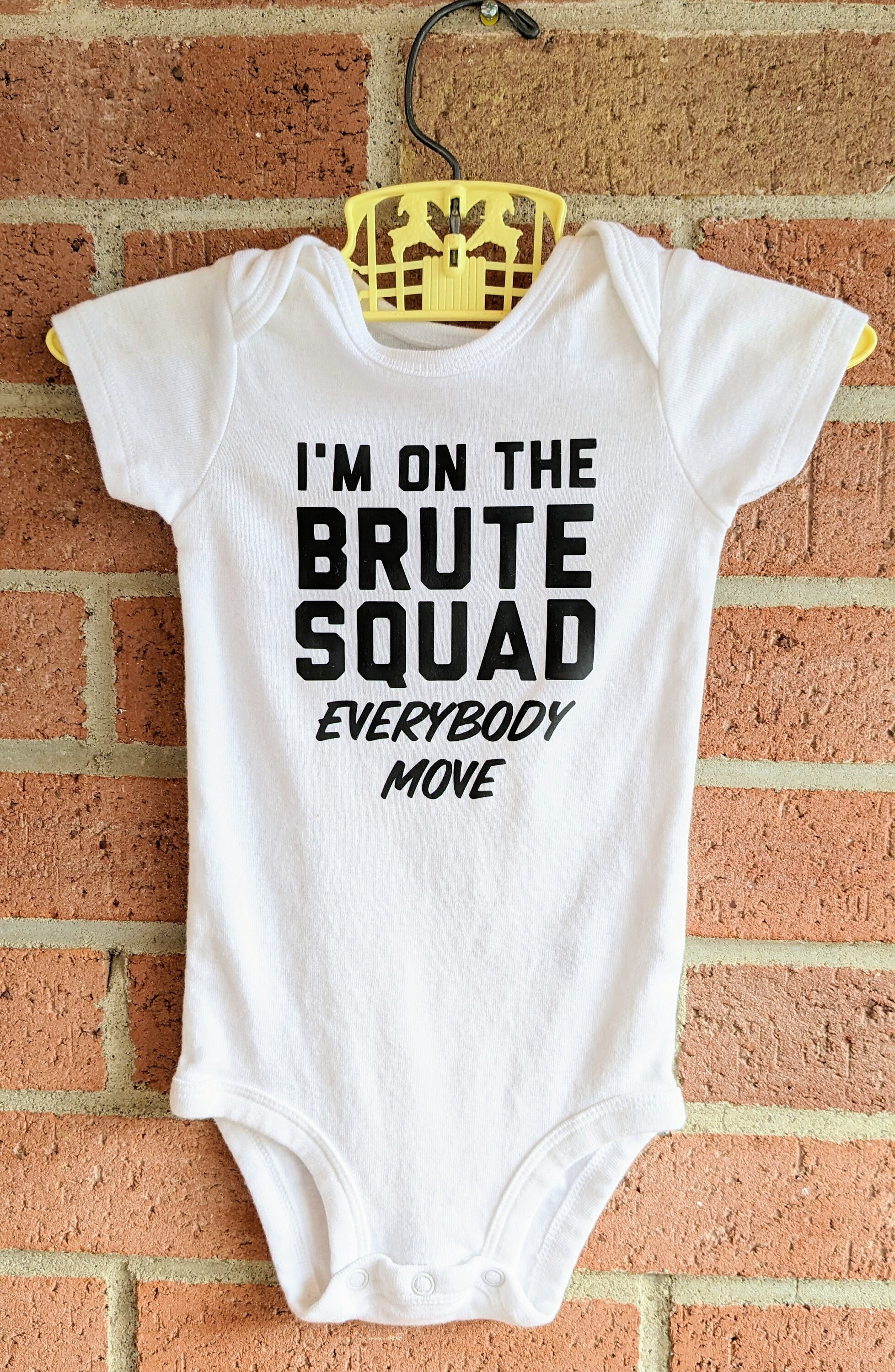 Funny Princess Bride I'm on the Brute Squad Everybody Move! Baby Short ...