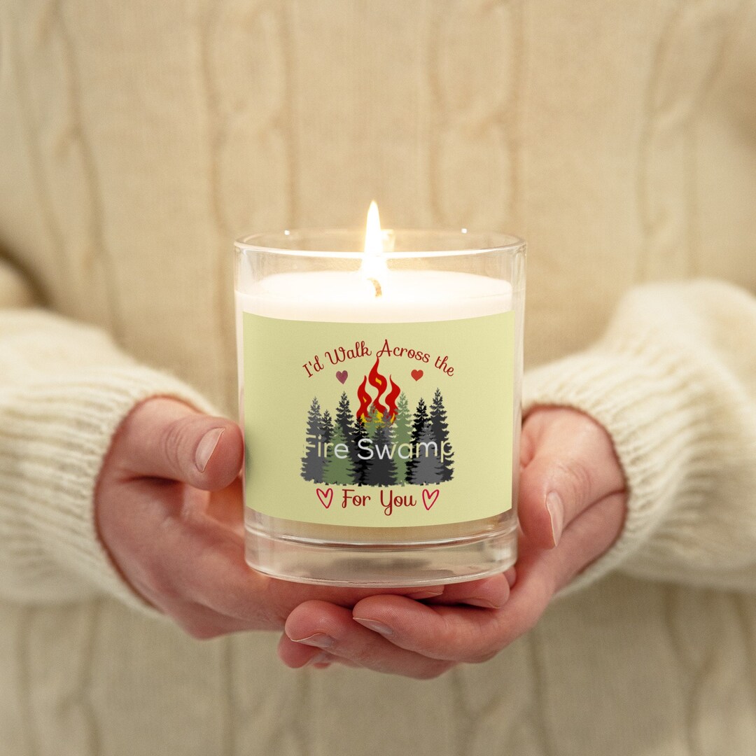 Princess Bride 80s Movie Fire Swamp Glass Jar Soy Wax Candle, Candle ...