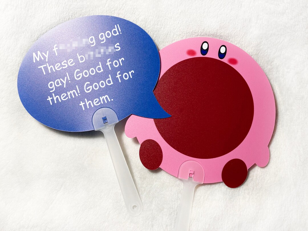 Round Boi + These B's Gay Flat Fans - Etsy
