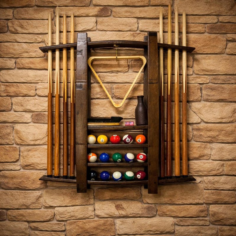 Pool Cue Stick Racks - Etsy