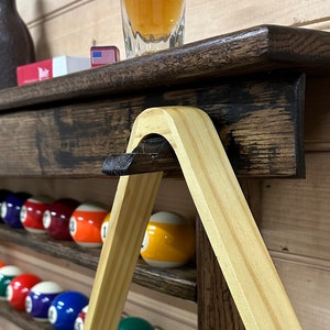 Game Shelf/barrel Furniture/man Cave Furniture/billiard Balls/pool Ball ...