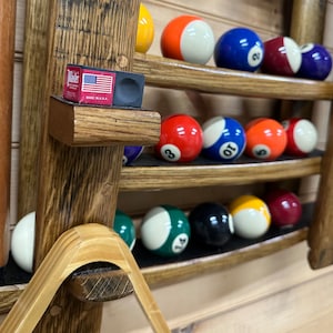 Pool Cue Rack/8 Ball Pool/cue Ball /pool Cue Stick/man Cave Furniture ...