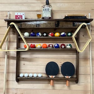 8 Ball Pool/man Cave Furniture/billiard Balls/snooker/pool Ball Rack ...