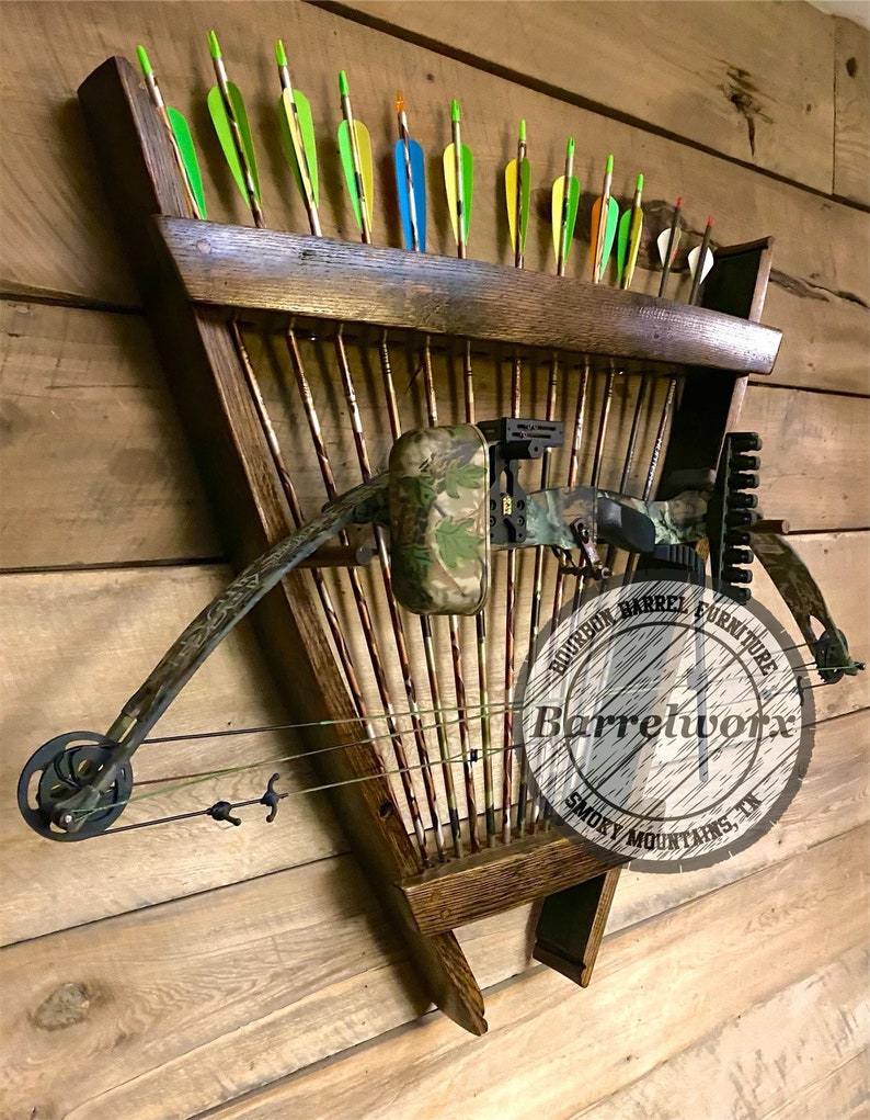 Archery Bow/archery Arrows/ Barrel Furniture/bow Rack/compound - Etsy