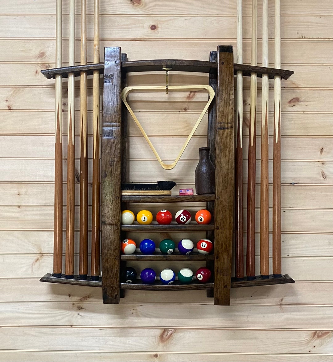 Pool Cue Stave Rack at Christopher Bryant blog