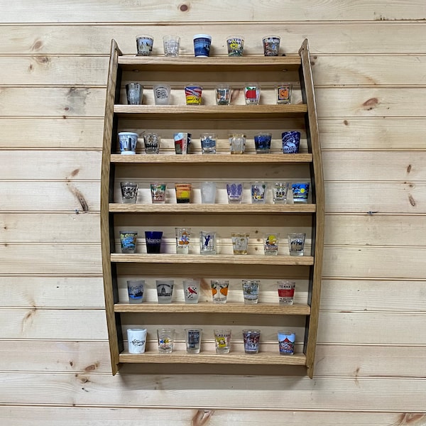 Shot Glass Display - Etsy