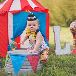 Boys Clown Outfit - Circus Costume - Baby - 1st Birthday - Handmade ...