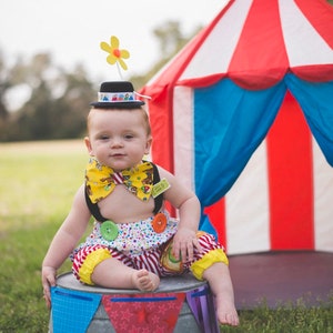 Handmade Baby Clown Costume: 1st Birthday Circus Outfit - Etsy