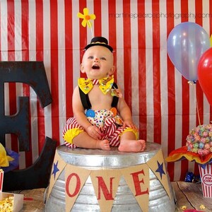 Handmade Baby Clown Costume: 5-piece Circus Outfit - Etsy