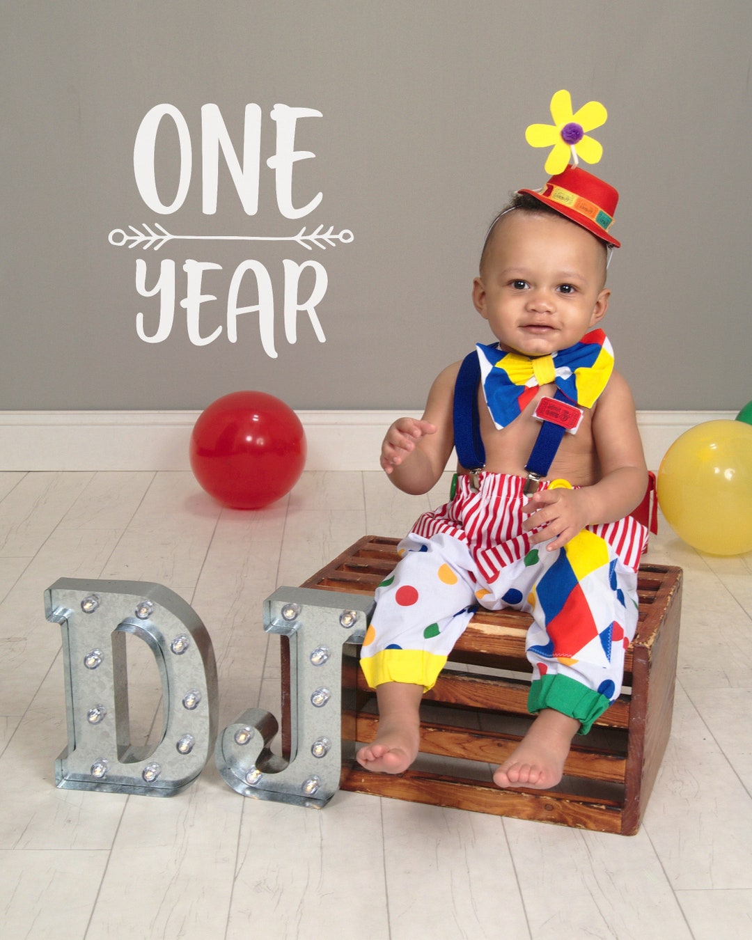 Boys Circus Outfit 1st Birthday Baby Clothing Circus Birthday Handmade ...