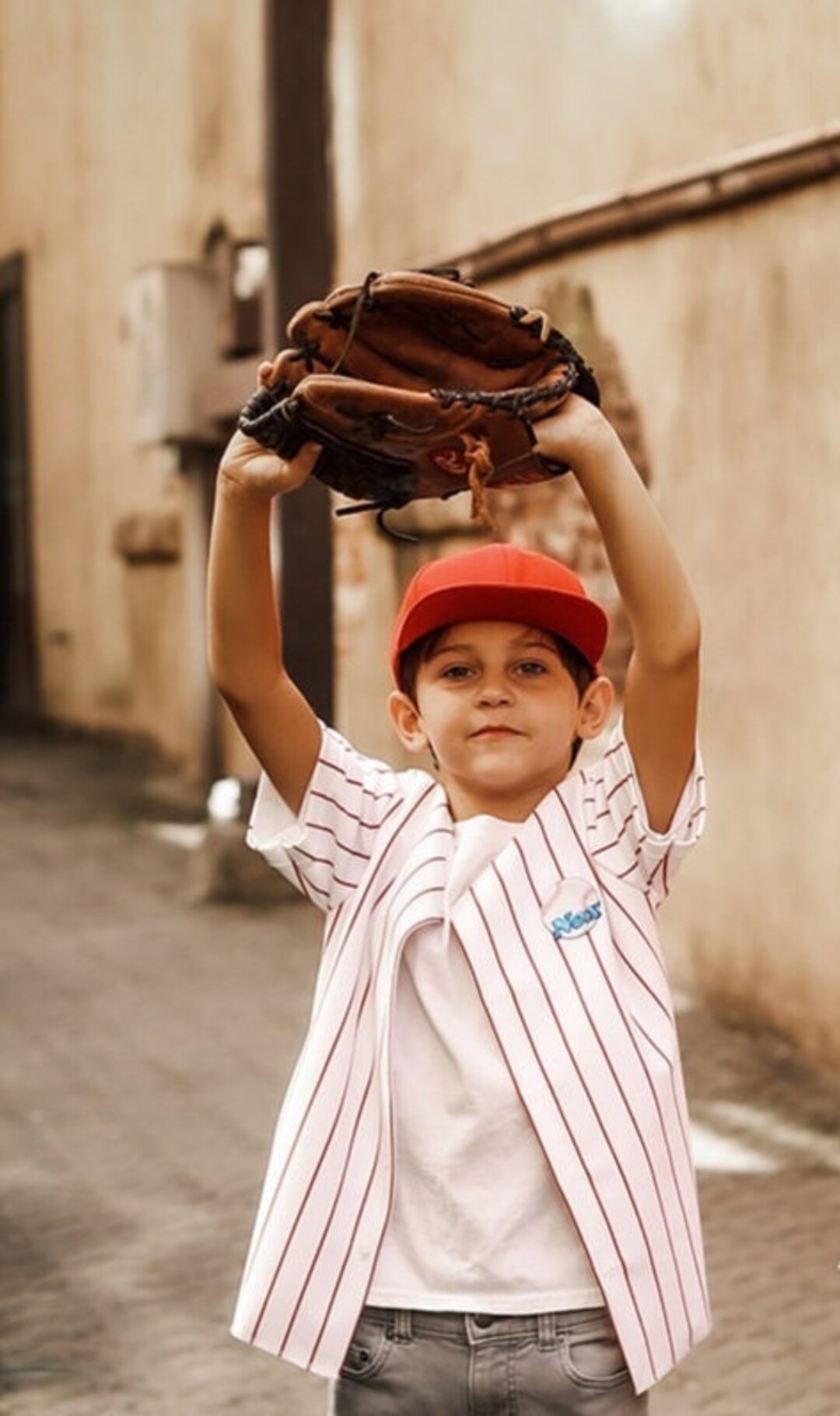 Boys Baseball Uniform Children's Kids Pinstripe Pants & Jersey Includes ...