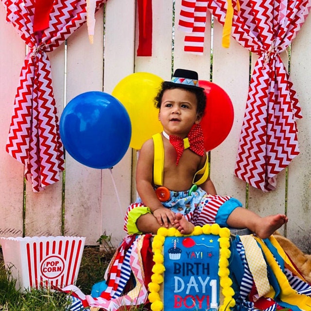 Boys 1st Birthday Clown Costume: Handmade Circus Outfit - Etsy
