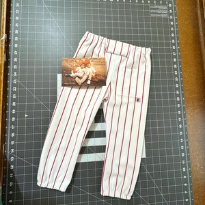 Boys Red Pinstripe Baseball Uniform - Jersey & Pants - Number Included ...