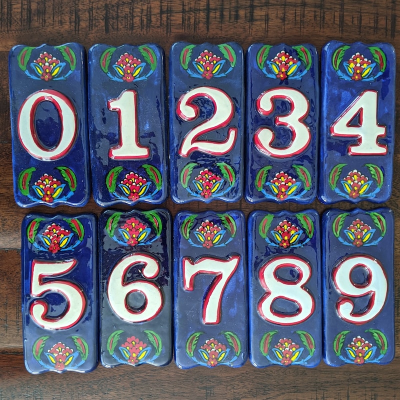 Tile House Numbers - Etsy