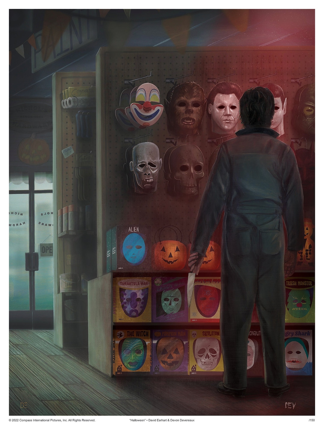 John Carpenter's Halloween (150 Limited Edition Giclee Prints) - Dave Earhart & Devon Devereaux ...