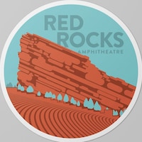 Red Rocks Colorado Sticker - Etsy