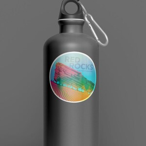 Red Rocks FOIL Sticker • Music Venue and Colorado Landmark Waterproof ...