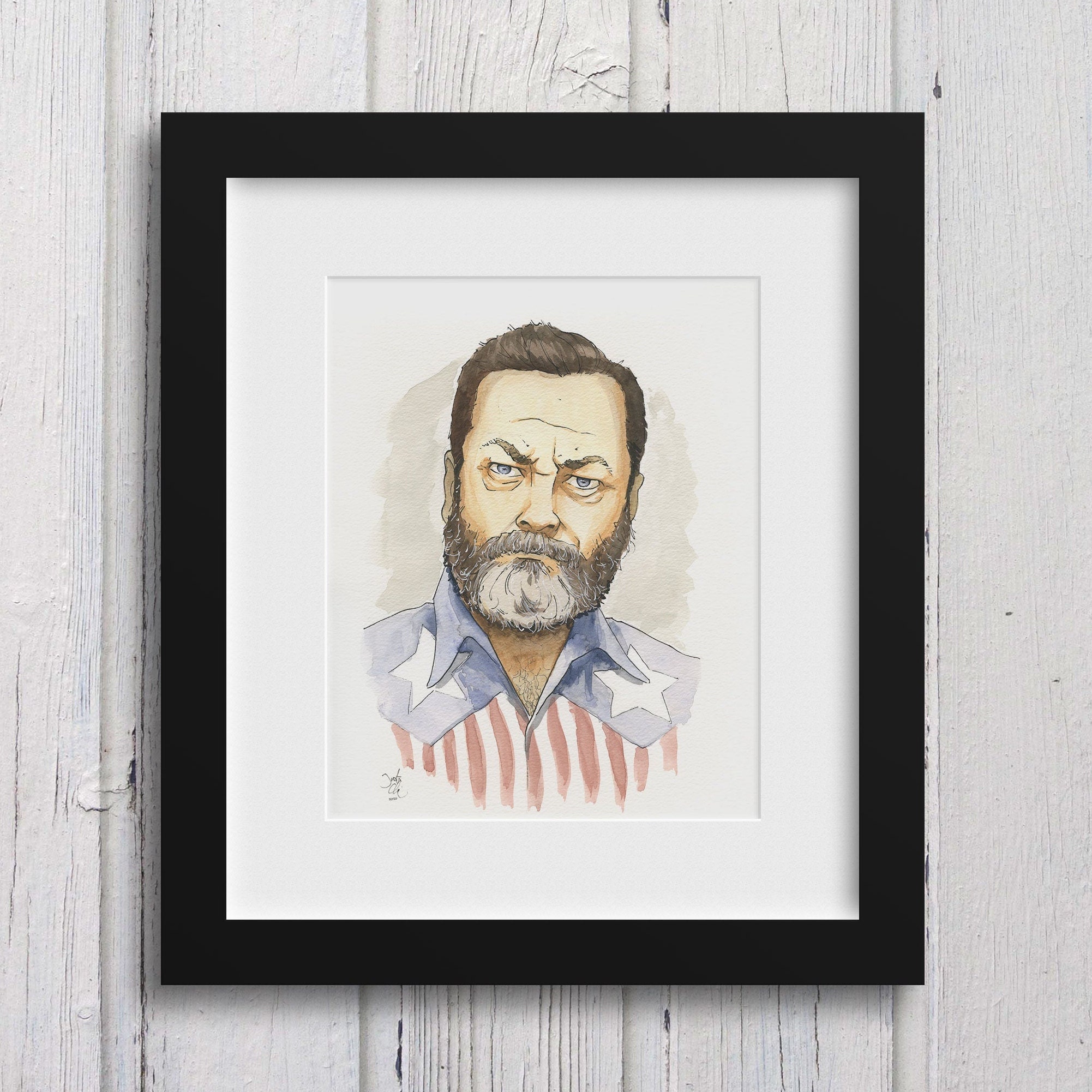 Nick Offerman Poster